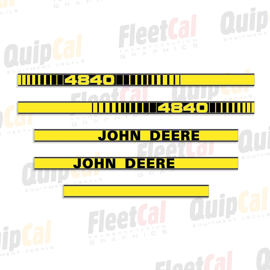 John Deere 4840 Tractor Marking Decal Set – Truck and Equipment Decals