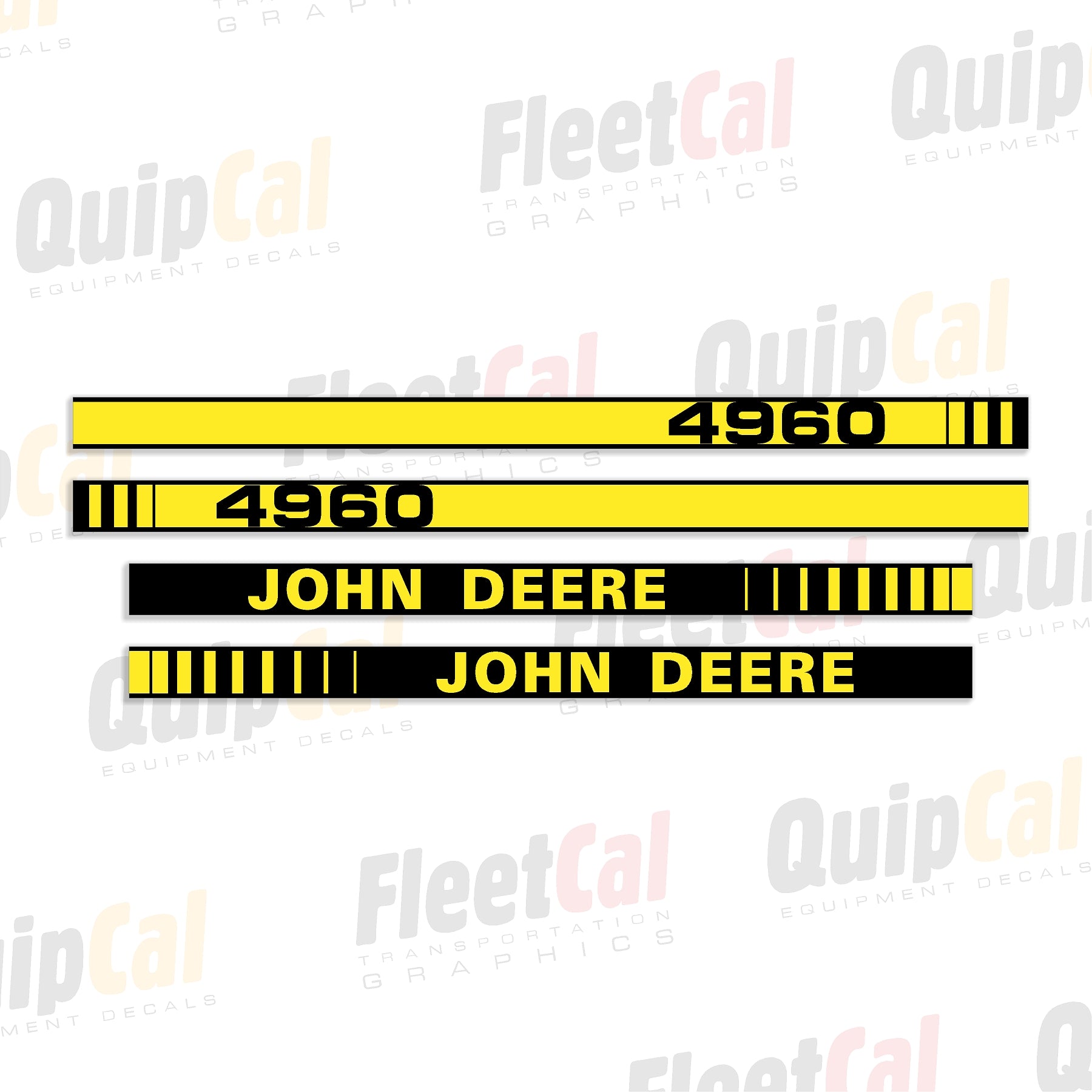 John Deere 4960 Tractor Marking Decal Set – Truck and Equipment Decals