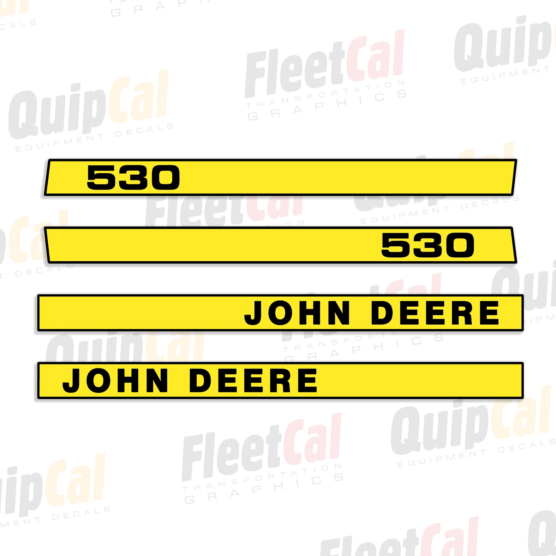 John Deere 530 Round Baler Marking Decal Set – Truck and Equipment Decals