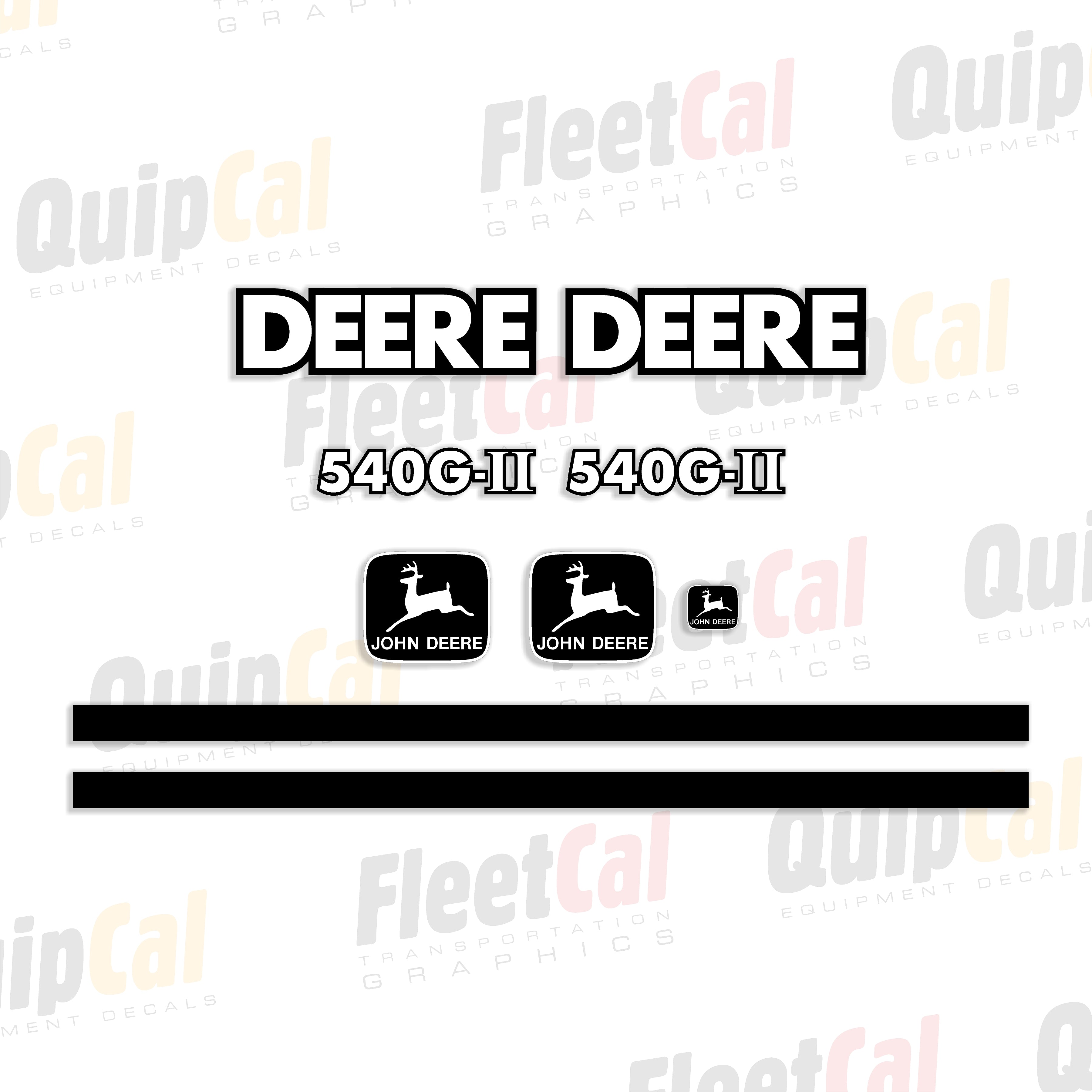 John Deere 540G-II Grapple Skidder Marking Decal Set – Truck and ...