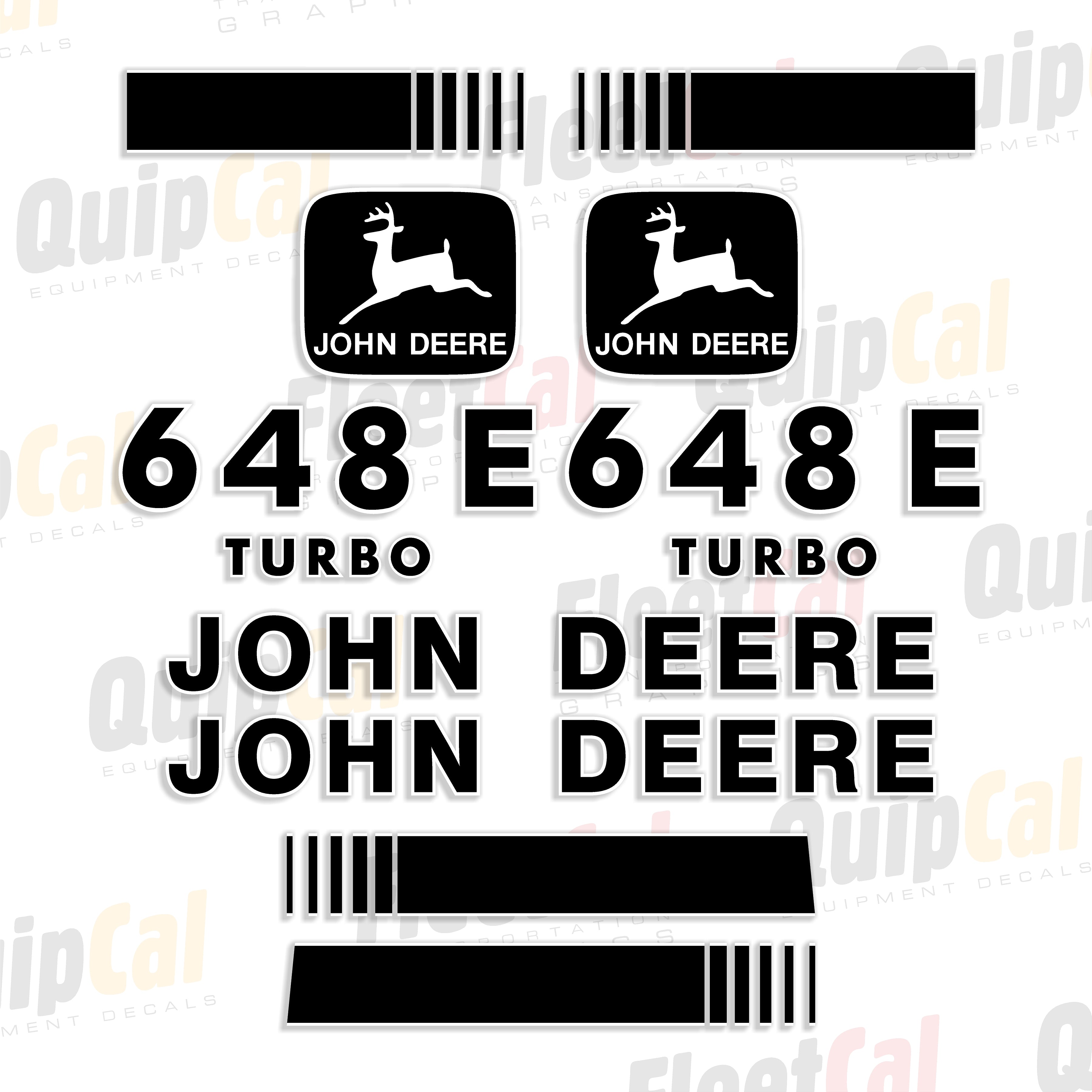 John Deere 648E Skidder Decal Set – Truck and Equipment Decals