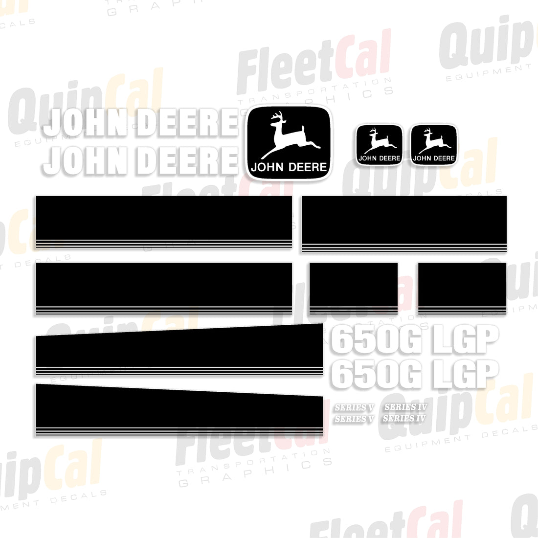 John Deere 650G LGP Series IV & V Dozer Marking Decal Set – Truck and ...