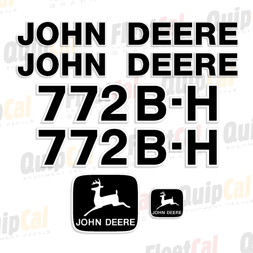 John Deere 772BH Grader Early Model Marking Decal Set – Truck and ...