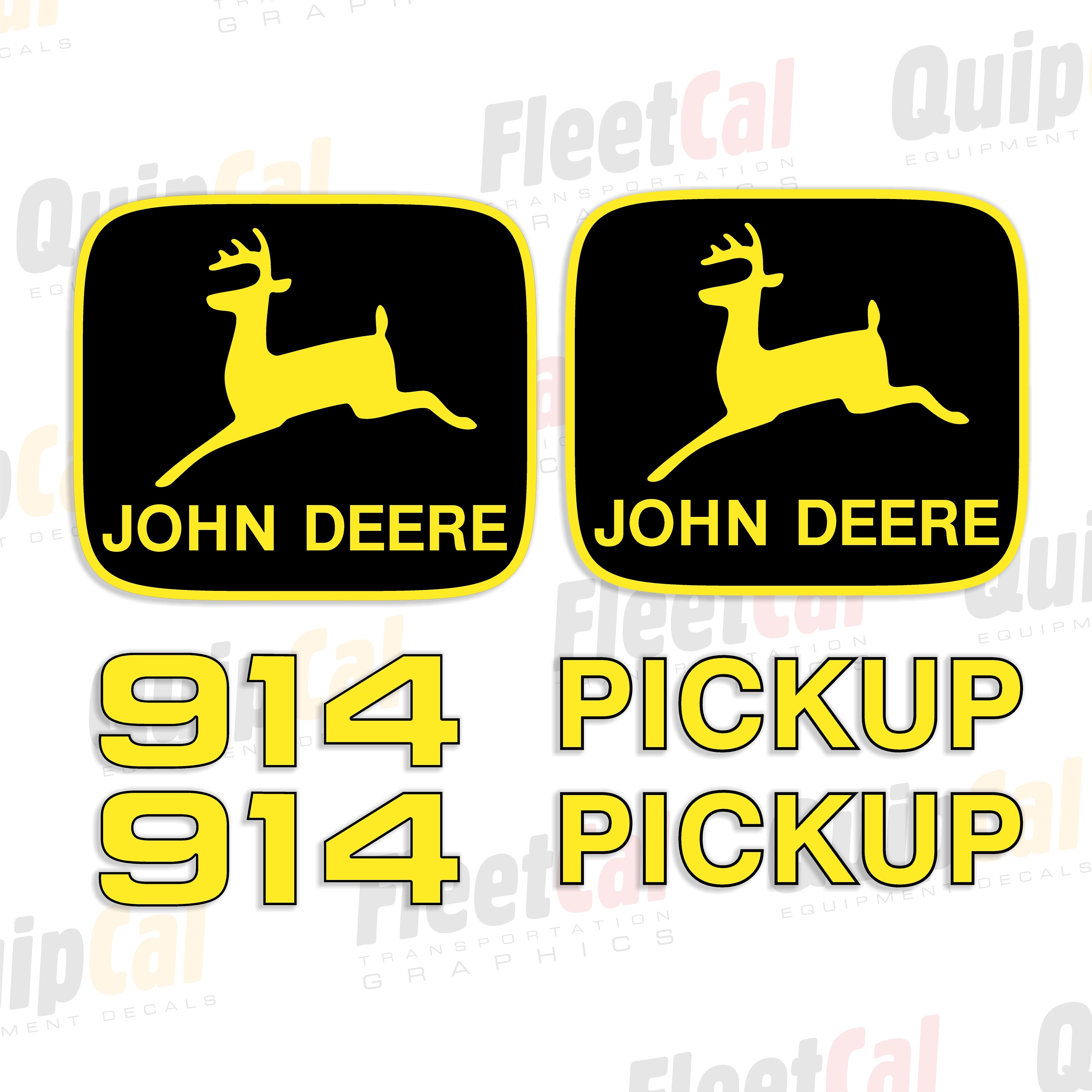 John Deere 914 Pickup Forage Header Marking Decal Set – Truck and ...
