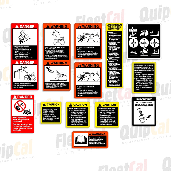 Equipment Safety Decals – Truck and Equipment Decals