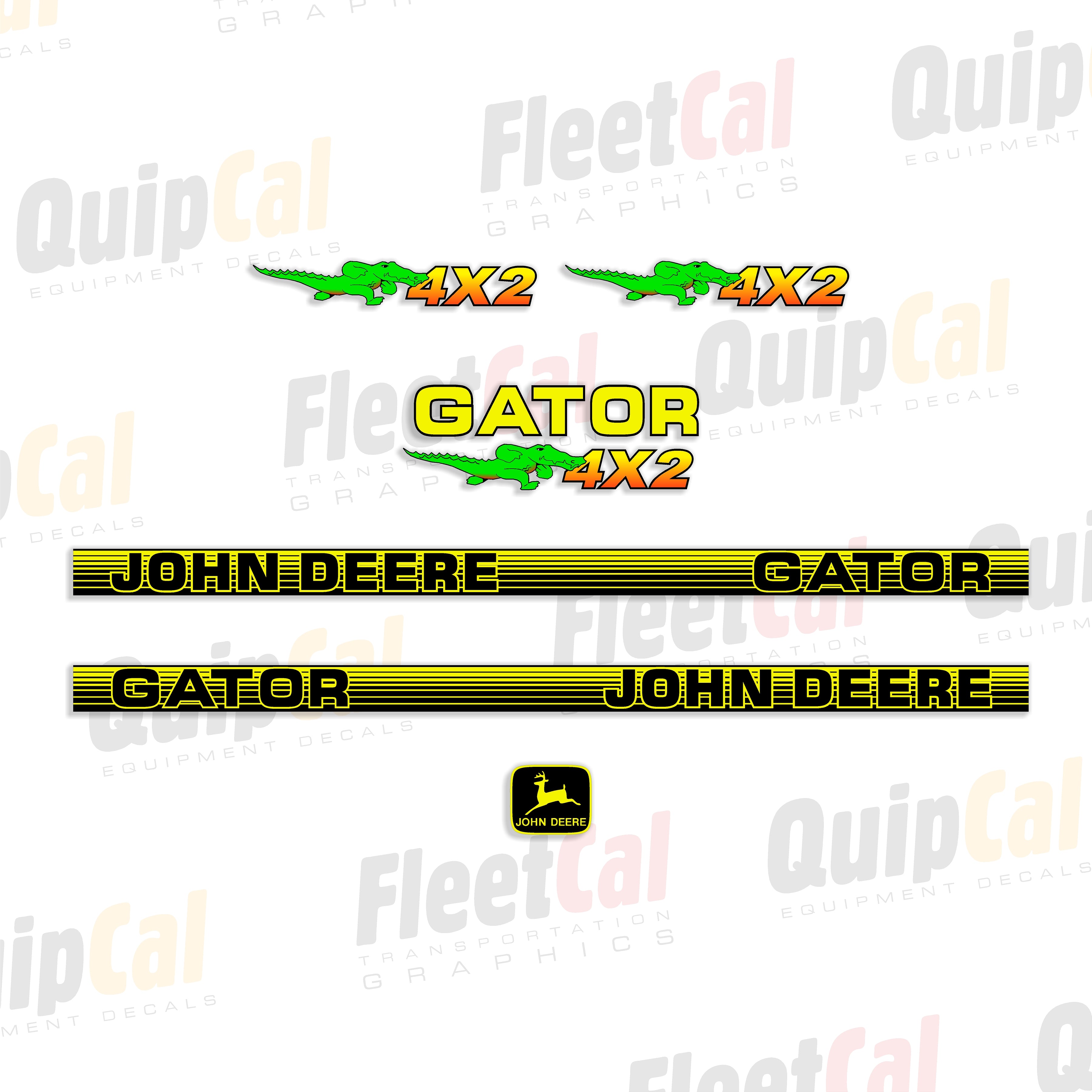 John Deere Gator UTV 1993 Model Marking Decal Set – Truck and Equipment ...