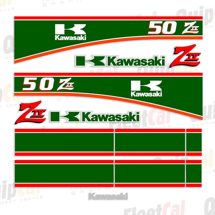 Kawasaki 50Z IV Wheel Loader Marking Decal Set – Truck and Equipment Decals