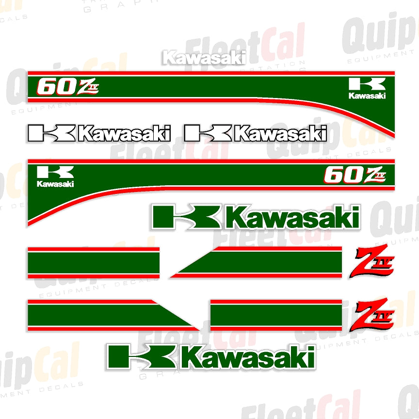 Kawasaki 60Z IV Wheel Loader Marking Decal Set – Truck and Equipment Decals