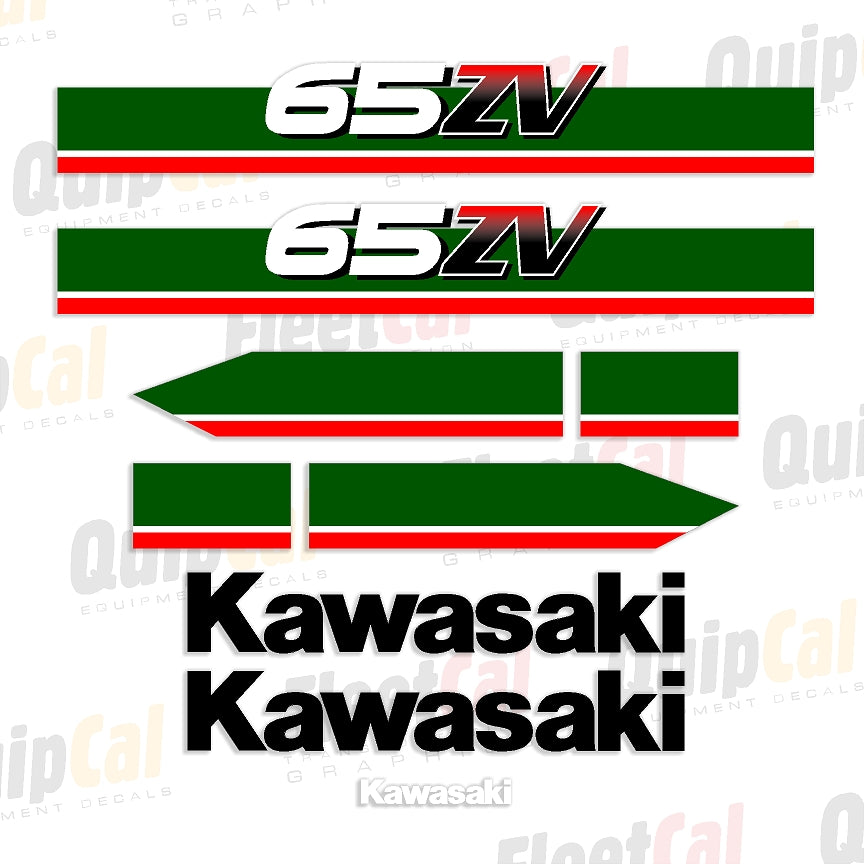 Kawasaki 65ZV Wheel Loader Early Model Marking Decal Set – Truck and ...