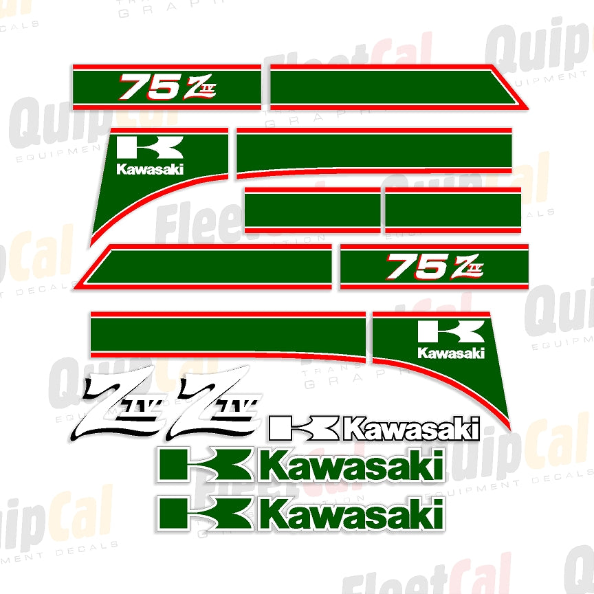 Kawasaki 75Z IV Wheel Loader Marking Decal Set – Truck and Equipment Decals
