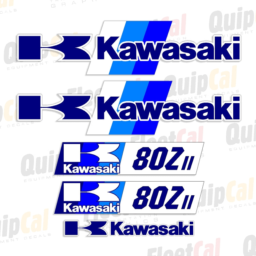 Kawasaki 80Z II Wheel Loader Marking Decal Set – Truck and Equipment Decals