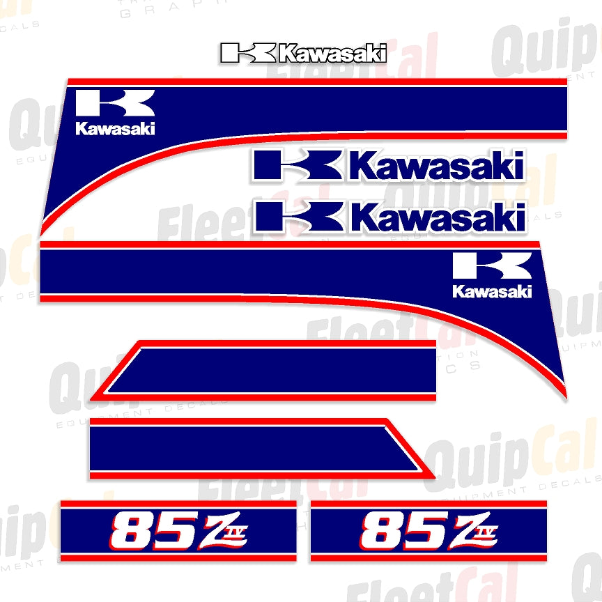 Kawasaki 85Z IV Wheel Loader Marking Decal Set – Truck and Equipment Decals