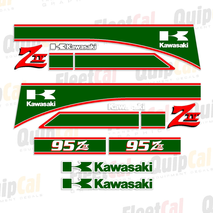 Kawasaki 95Z IV Wheel Loader Marking Decal Set – Truck and Equipment Decals
