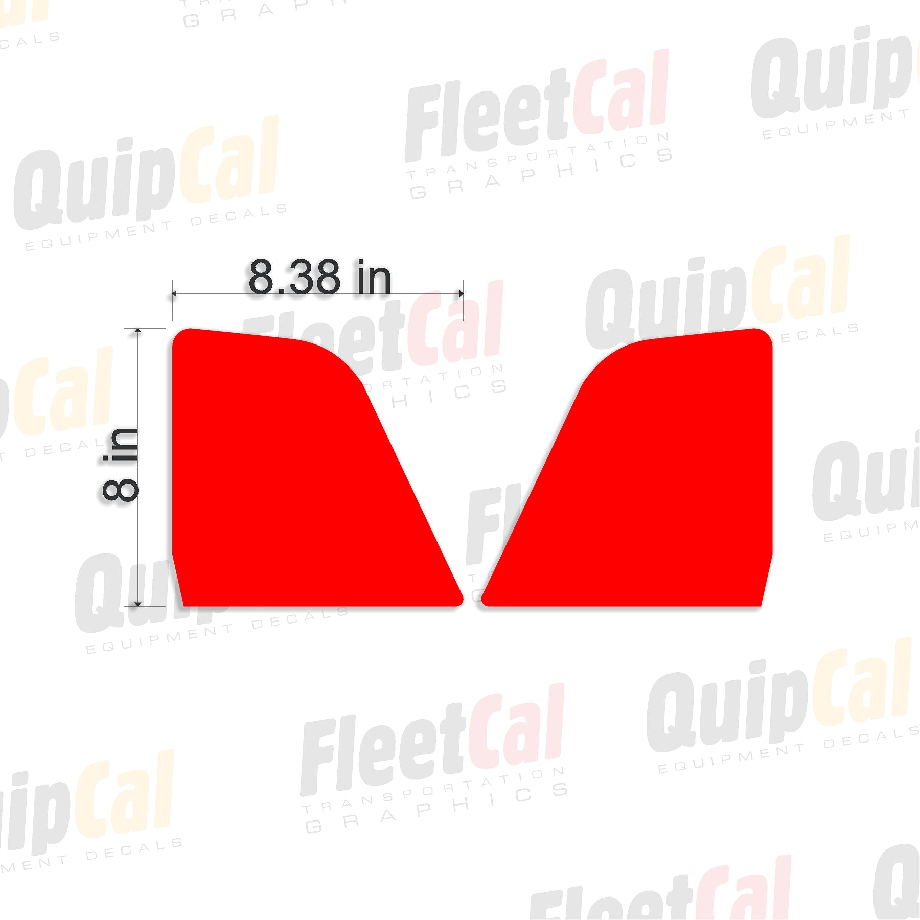 Komatsu Excavator Counterweight Reflector Pair (1 PAIR) – Truck and ...