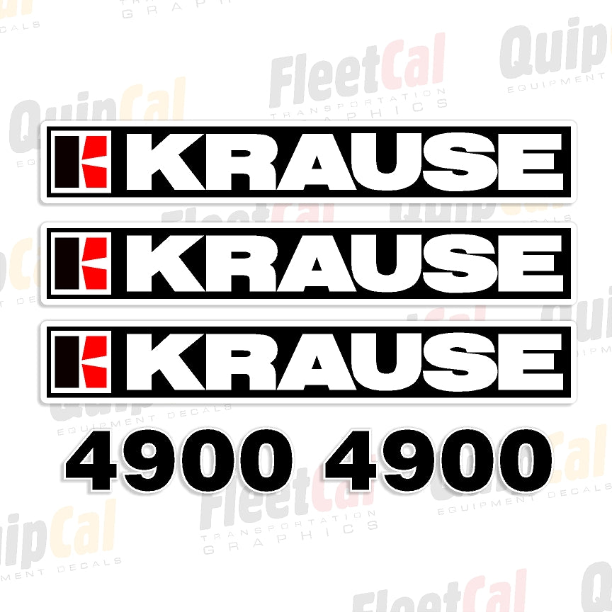 Krause 4900 Disc Marking Decal Set – Truck and Equipment Decals