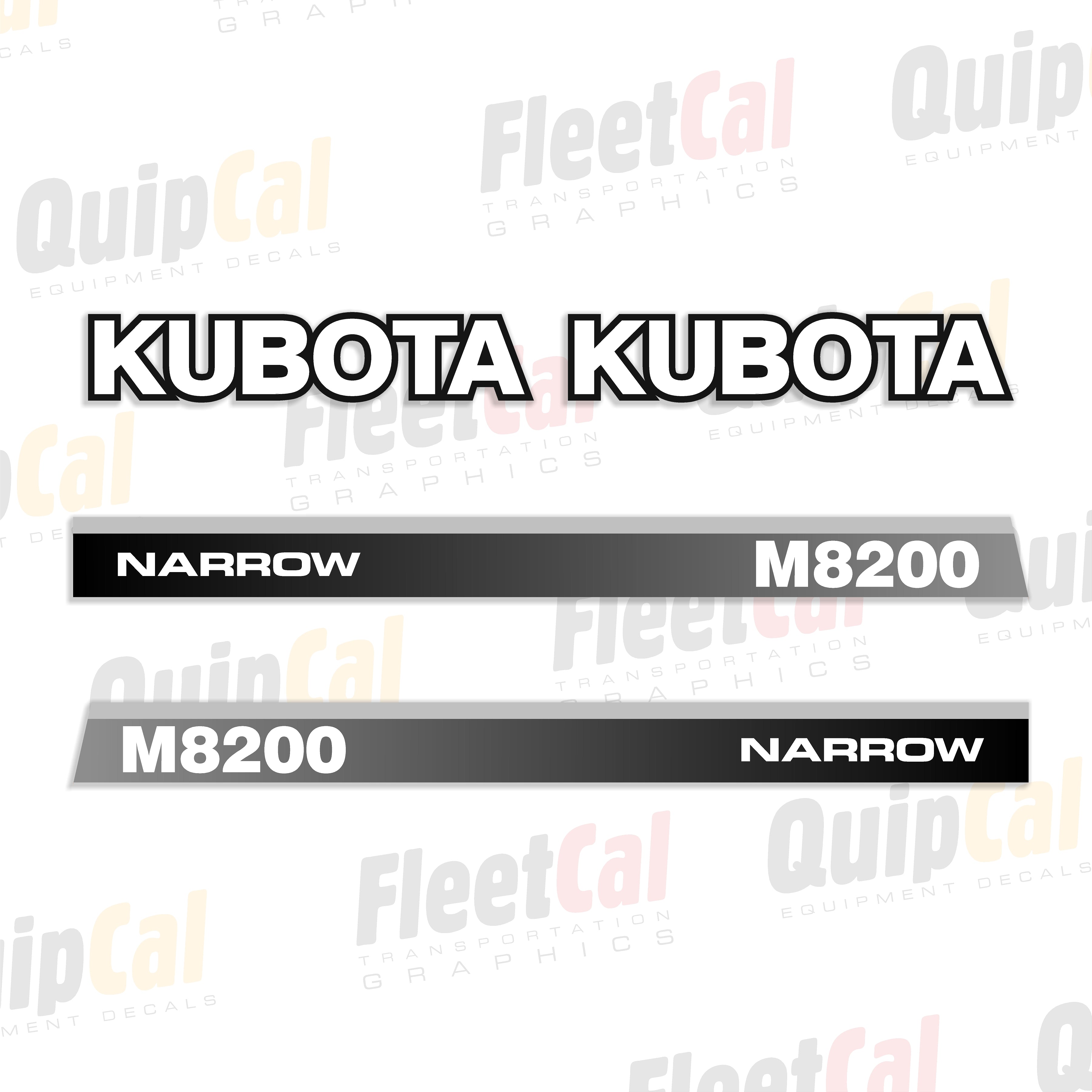 Juego de calcomanías para marcar el tractor Kubota L2900 con cargador ...