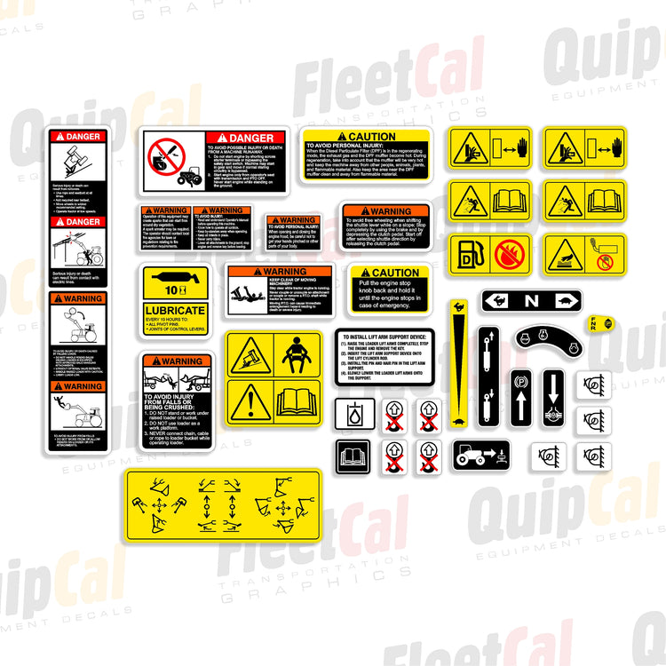 Equipment Safety Decals – Truck and Equipment Decals
