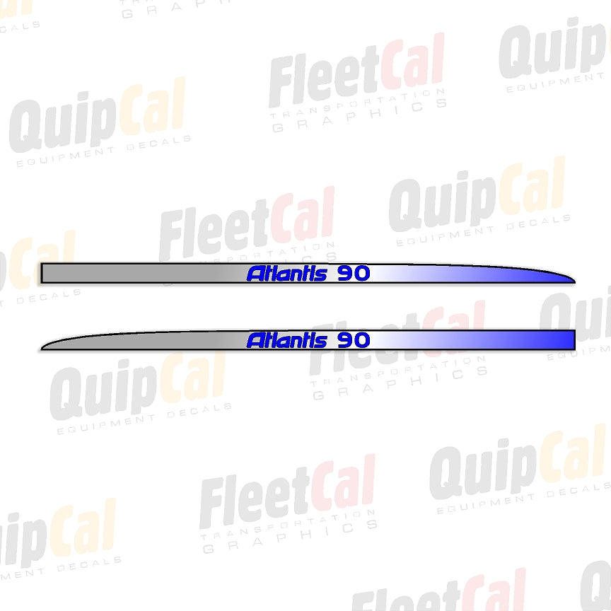 Landini Atlantis 90 Tractor Marking Decal Set – Truck and Equipment Decals