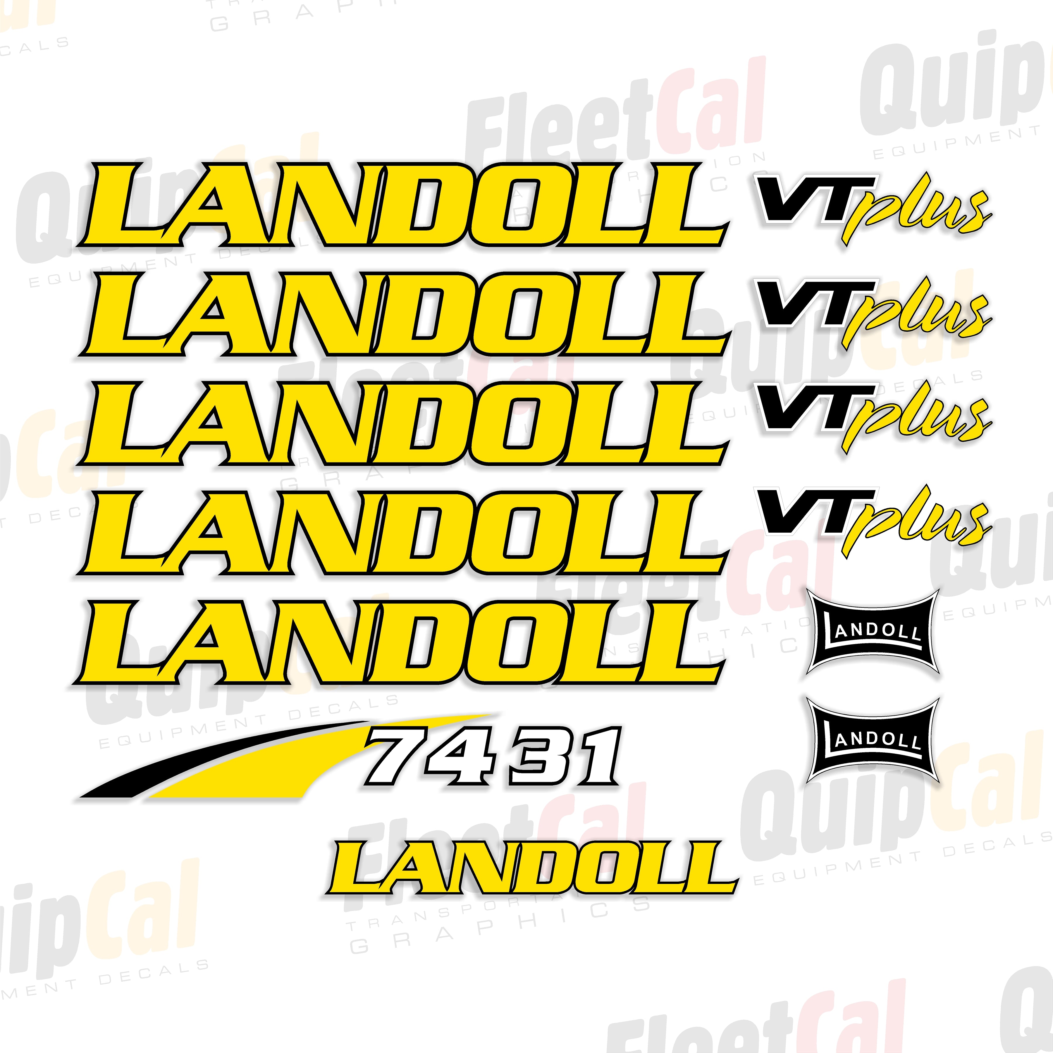 Landoll 7431 Vertical Tiller Decal Set – Truck and Equipment Decals