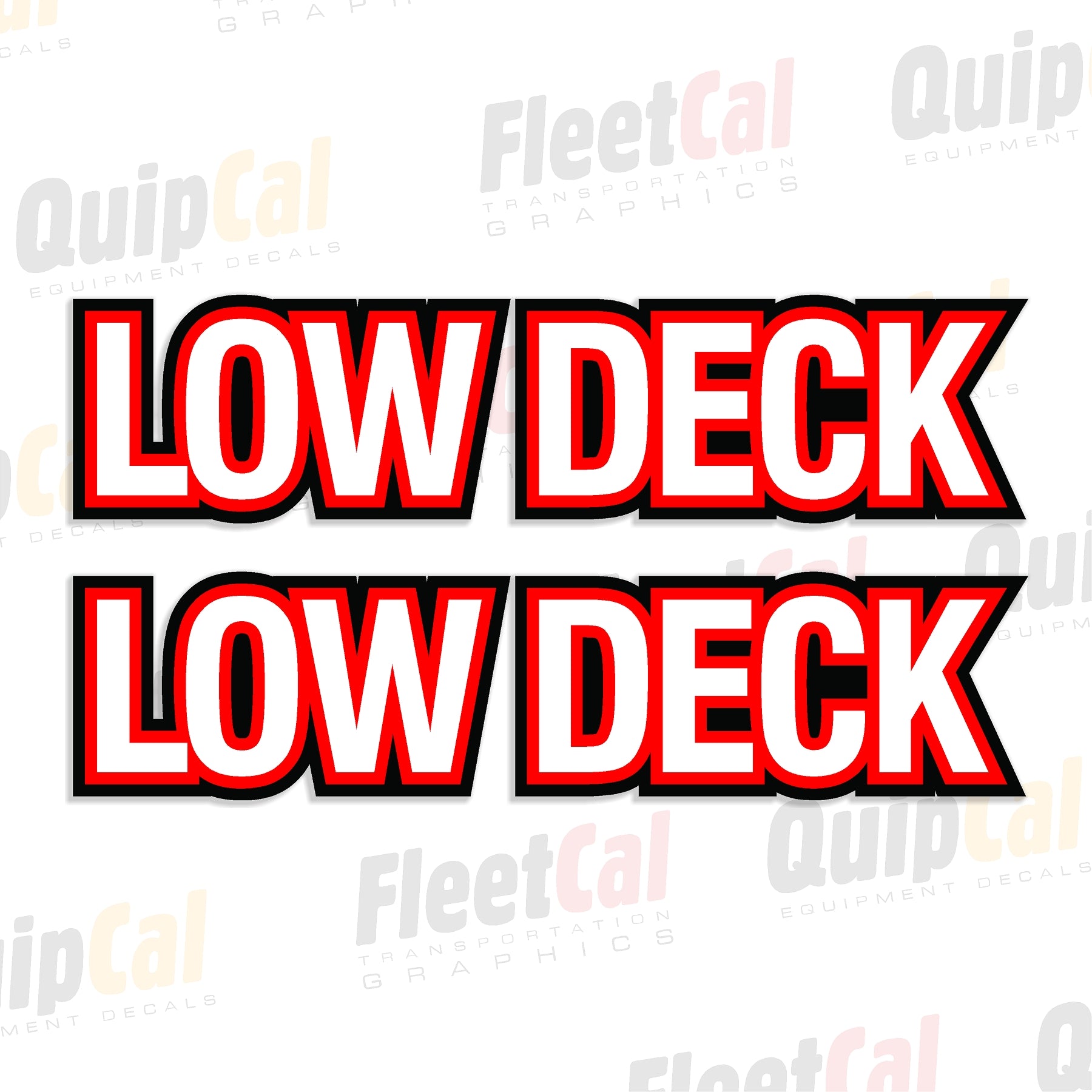 LeeBoy Low Deck Decal (1 PAIR) – Truck and Equipment Decals
