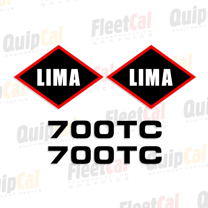 Lima 700TC Marking Decal Set – Truck and Equipment Decals