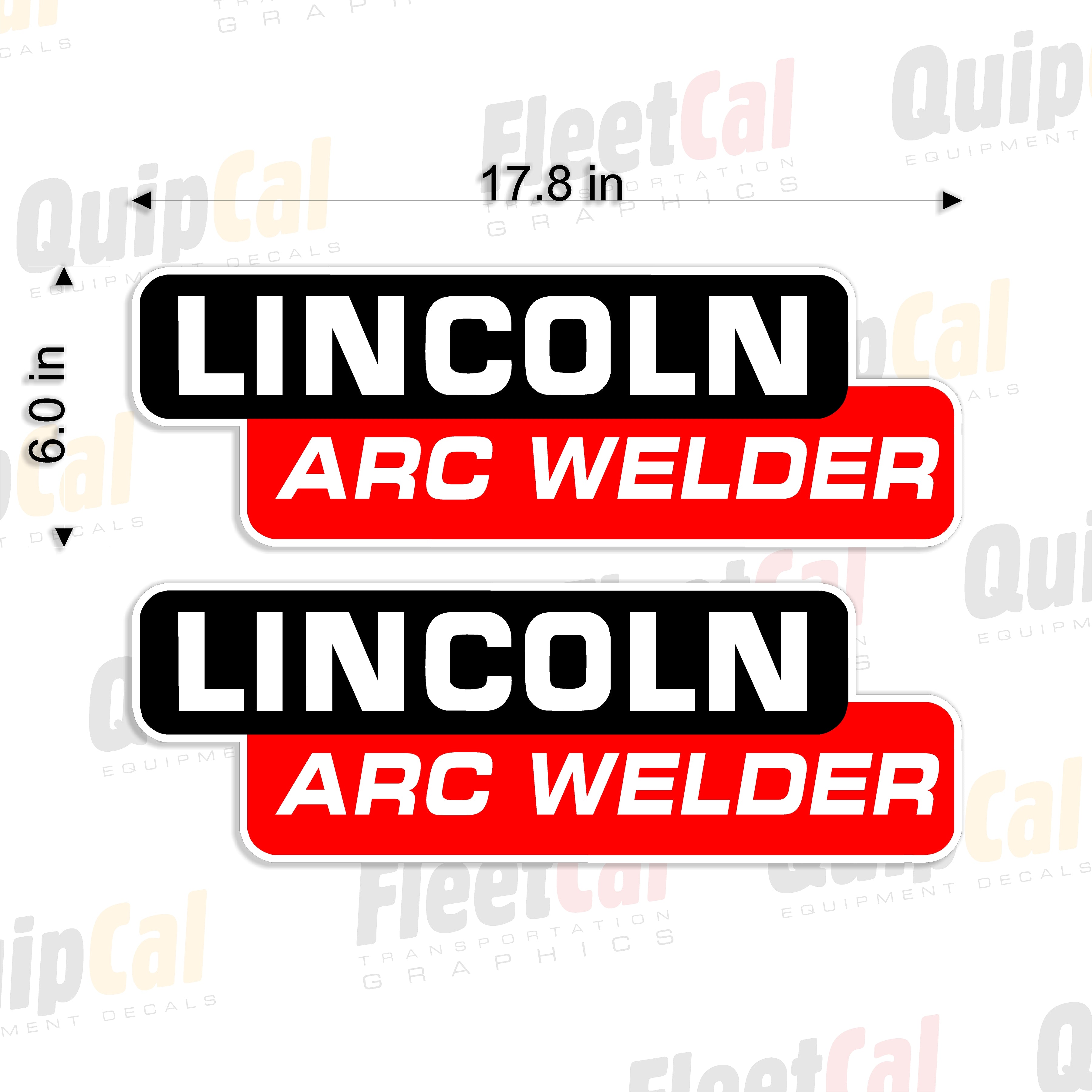 Juego de calcomanías para marcar la barredora American Lincoln 2160 ...