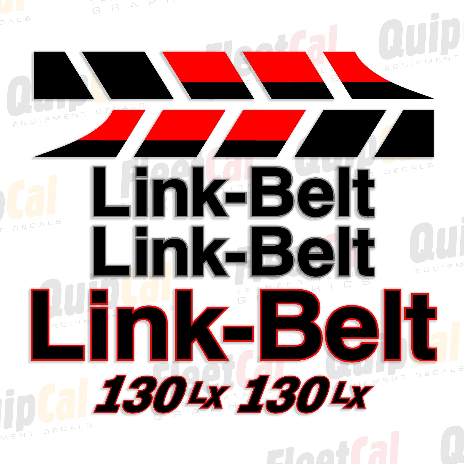 Link-Belt 130LX Excavator Decal Set – Truck and Equipment Decals