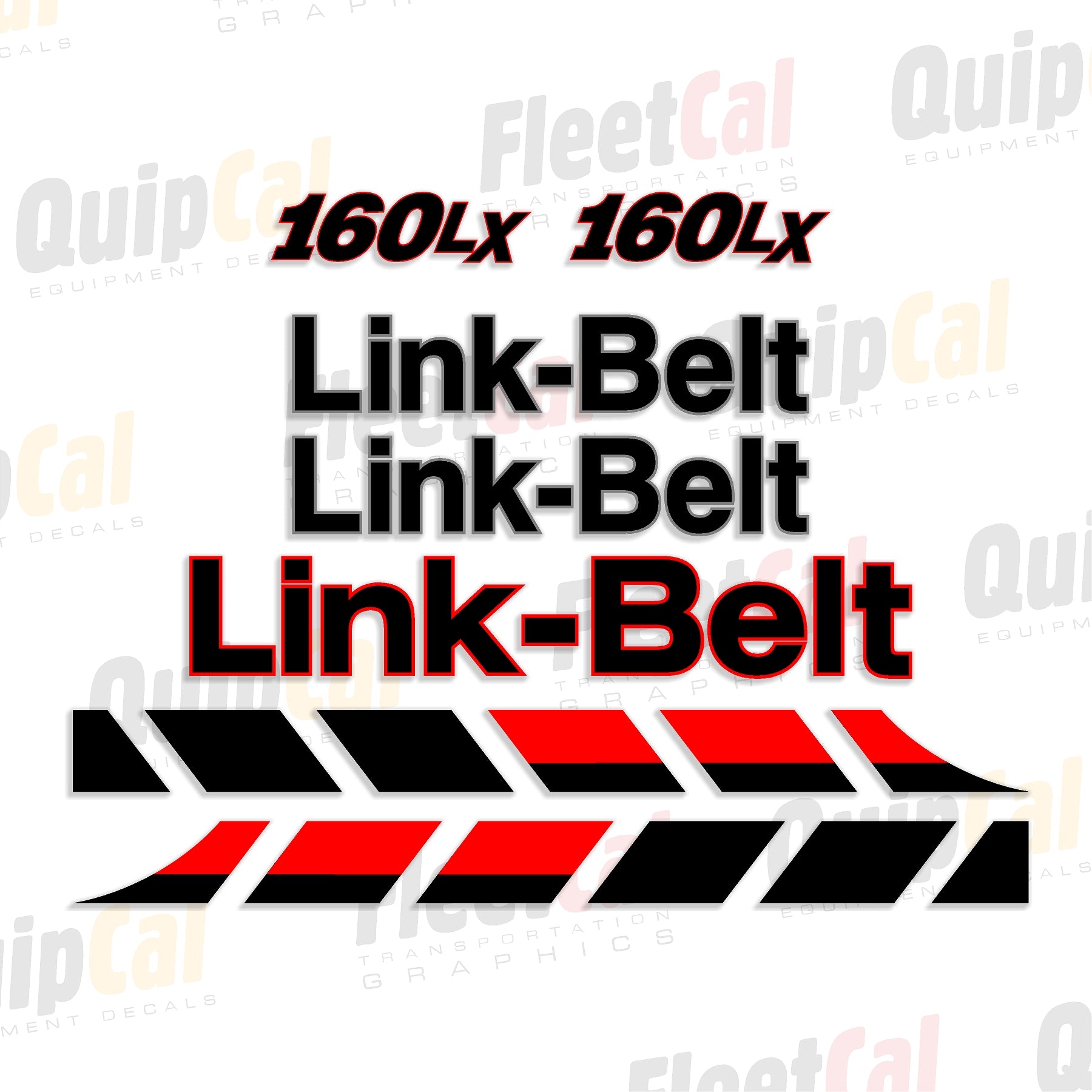 Link-Belt 160LX Excavator Decal Set – Truck and Equipment Decals