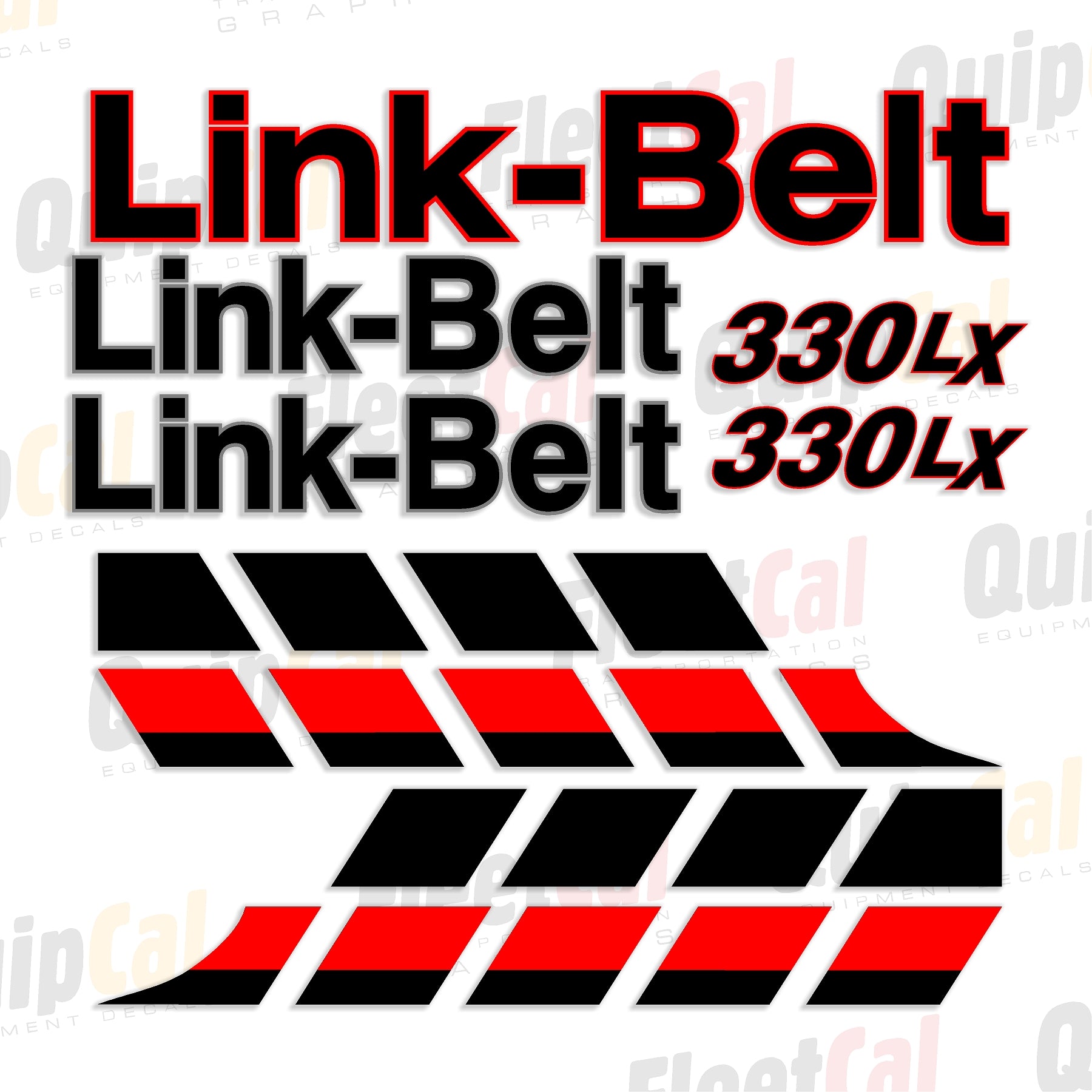 Link-Belt 330LX Excavator Decal Set – Truck and Equipment Decals
