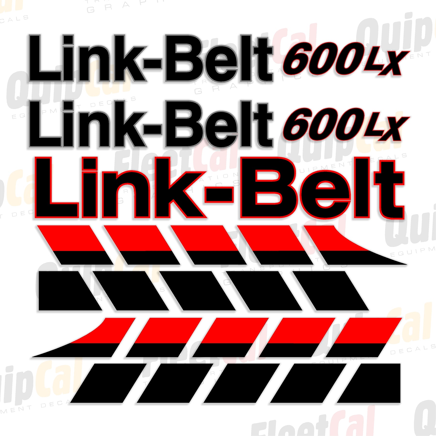 Link-Belt 600LX Excavator Decal Set – Truck and Equipment Decals