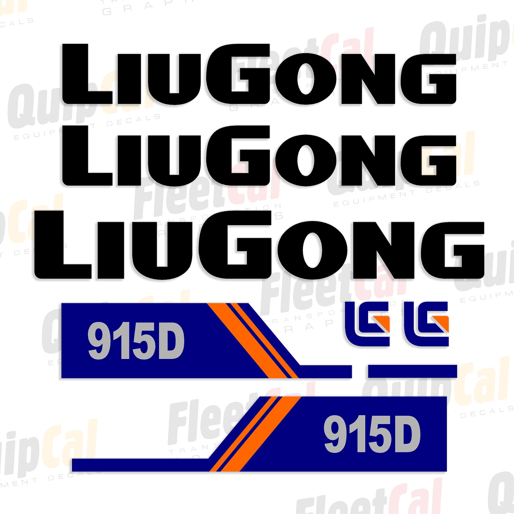 LiuGong 915D Marking Decal Set – Truck and Equipment Decals