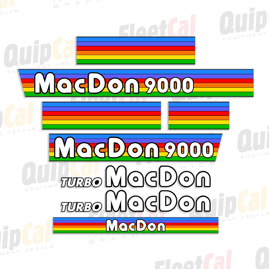 MacDon 9000 Mower Conditioner Marking Decal Set – Truck and Equipment ...