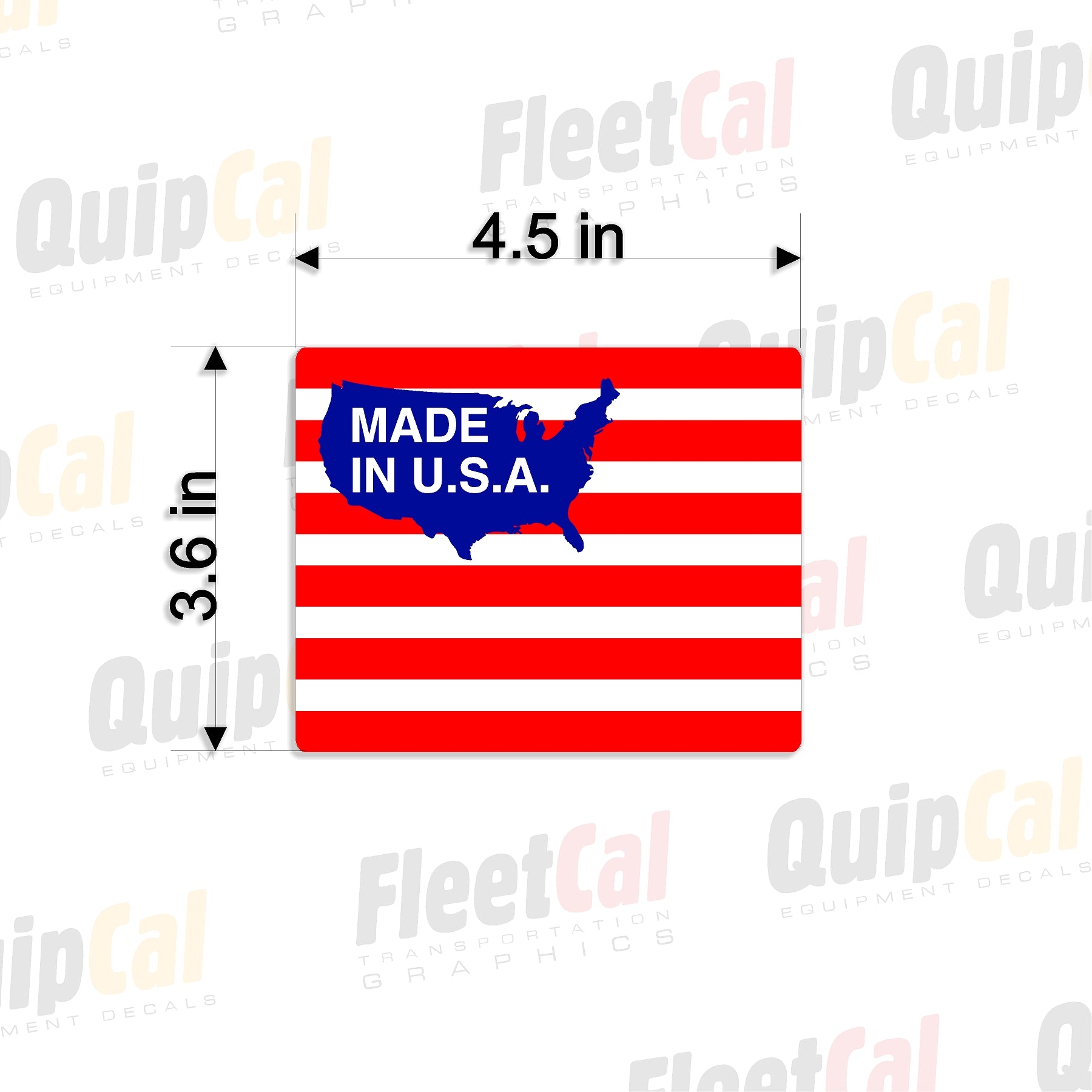Made in the USA Decals 001 – Truck and Equipment Decals