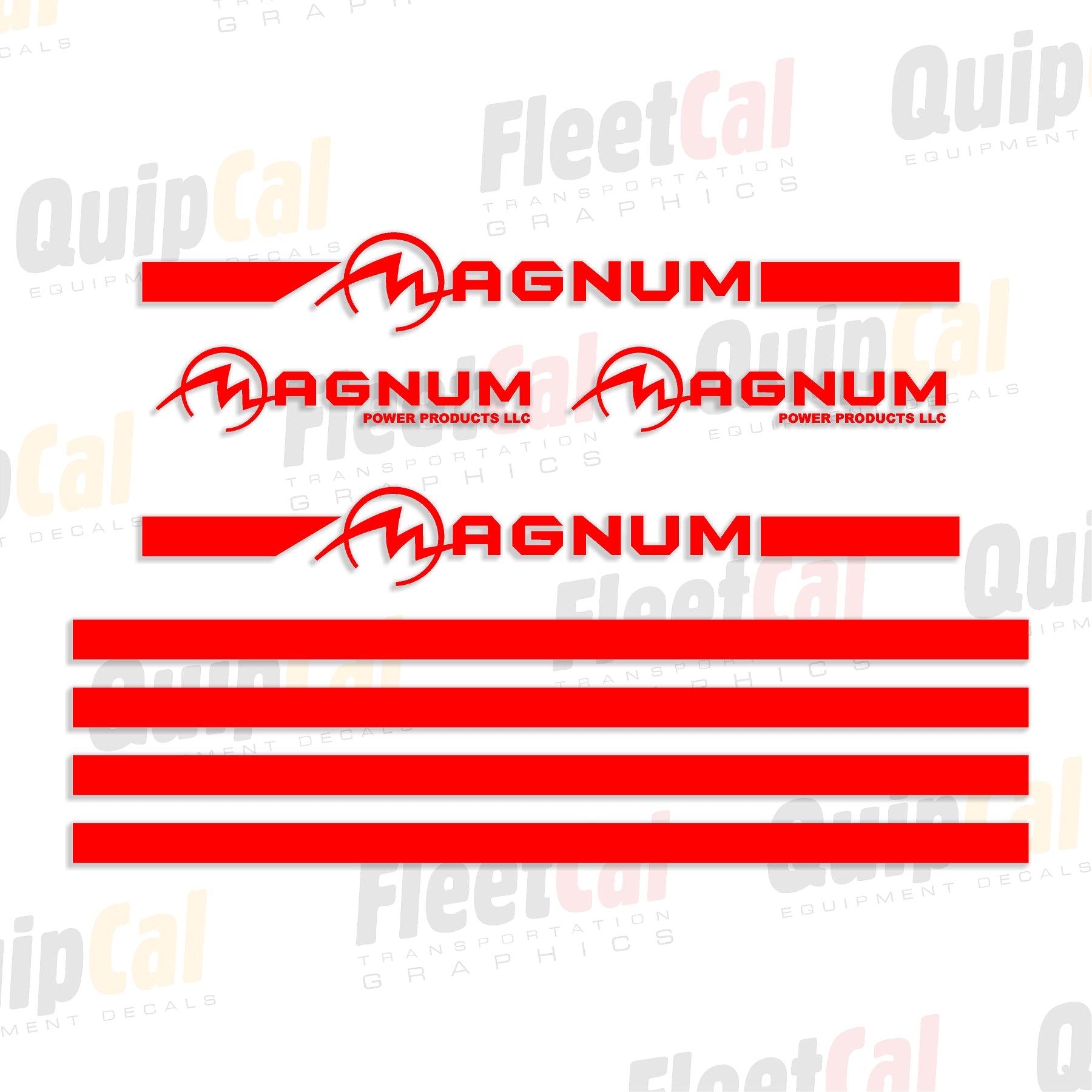 Magnum Generator Marking Decal Set Universal – Truck and Equipment Decals