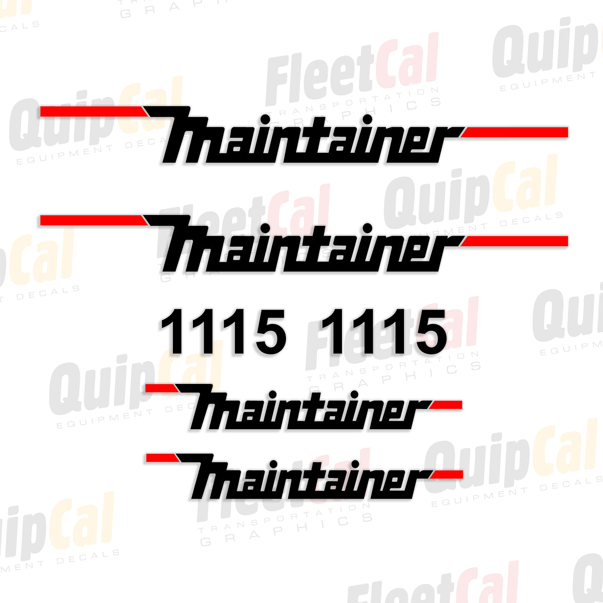 Maintainer 1115 Mechanic's Crane Marking Decal Set – Truck and ...