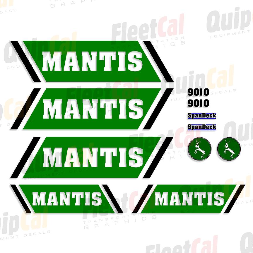 Mantis 9010 SpanDeck Marking Decal Set – Truck and Equipment Decals