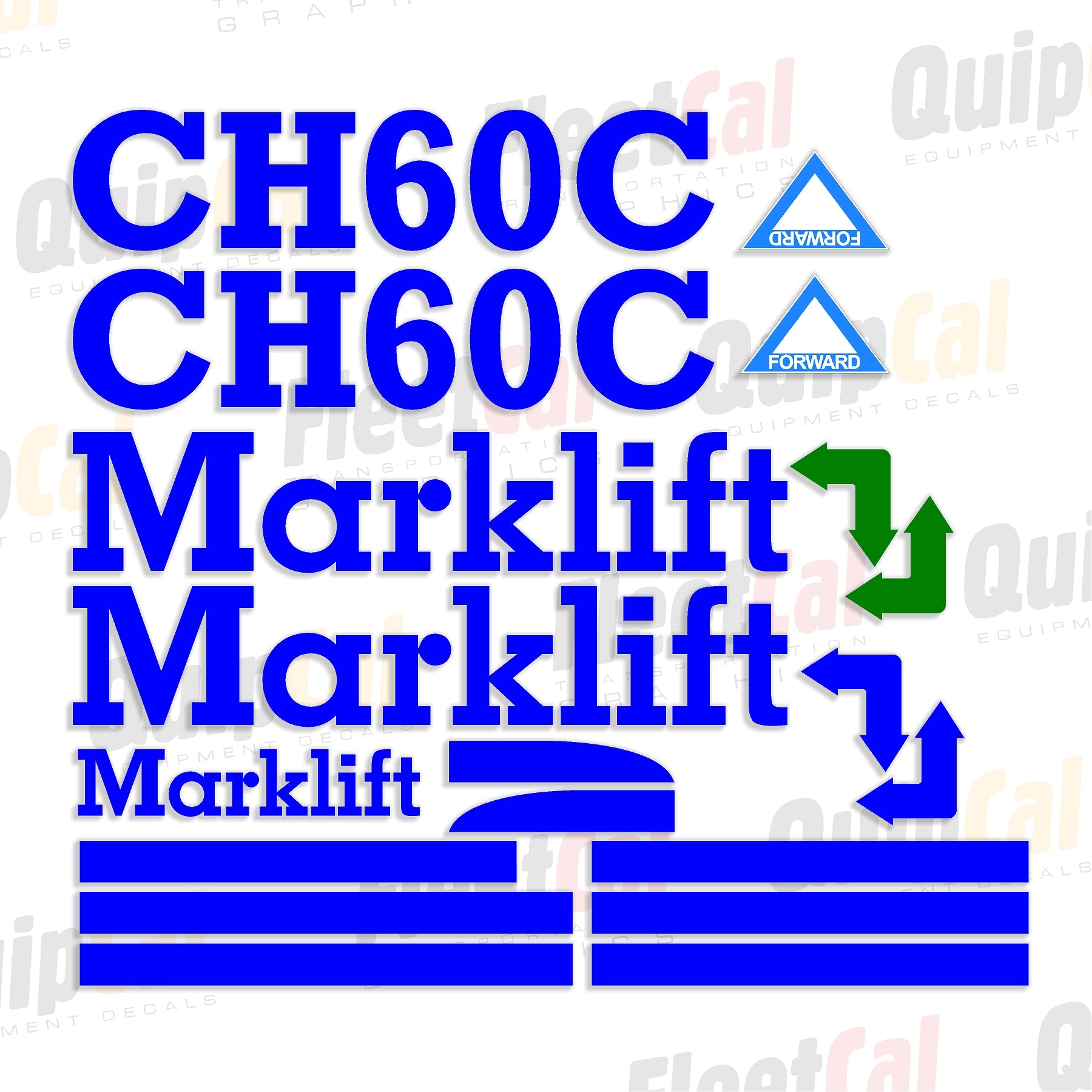 Marklift CH60C Telescopic Manlift Decal Set – Truck and Equipment Decals