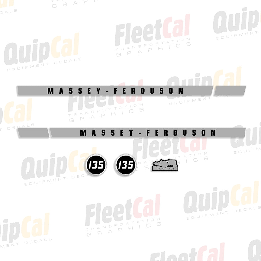 Massey Ferguson 135 Tractor Marking Decal Set – Truck and Equipment Decals