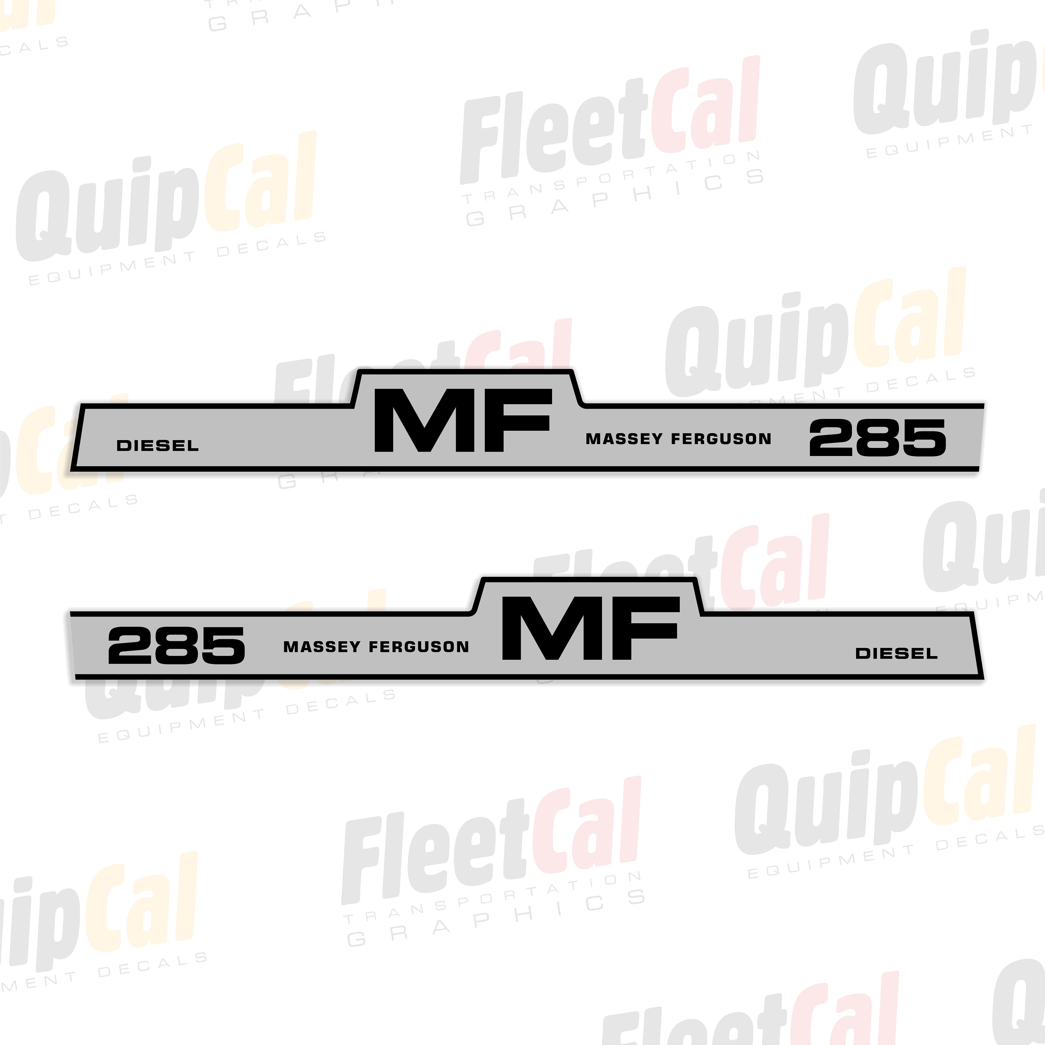 Massey Ferguson 285 Diesel Tractor Marking Decal Set – Truck and ...