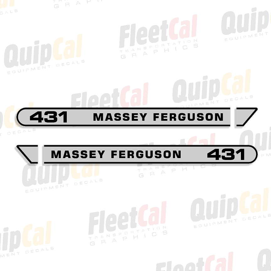 Massey Ferguson 431 Tractor Marking Decal Set – Truck and Equipment Decals
