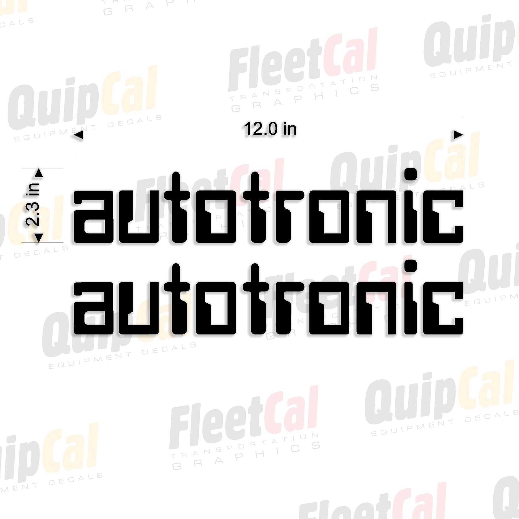 Massey Ferguson Autotronic Decals (1 PAIR) – Truck and Equipment Decals