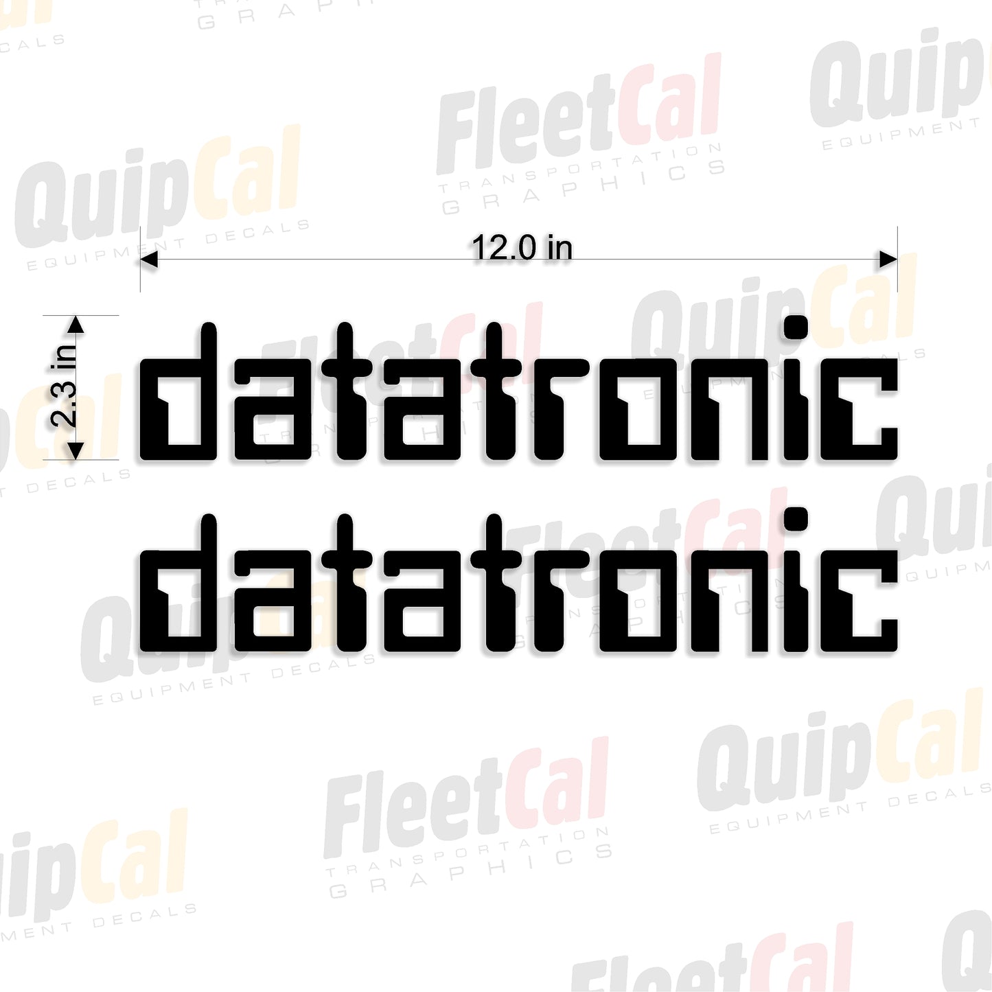 Massey Ferguson Datatronic Decals (1 PAIR) – Truck and Equipment Decals