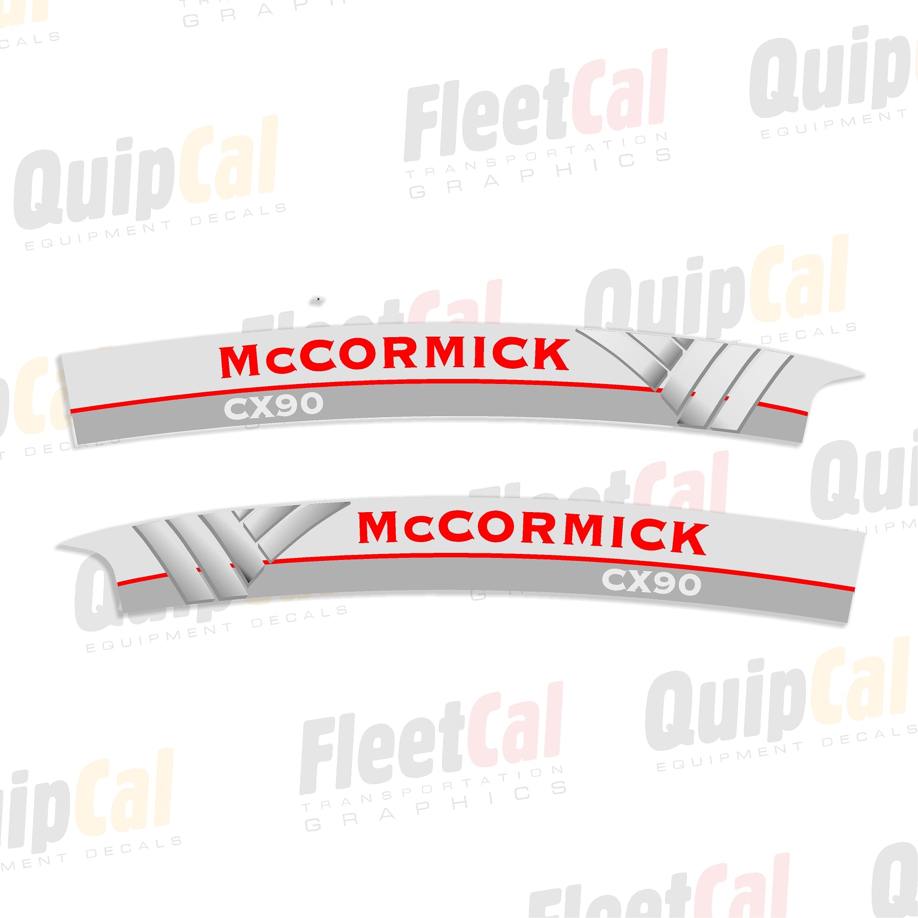 McCormick CX90 Tractor Marking Decal Set – Truck and Equipment Decals