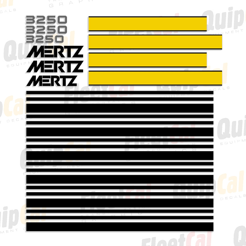 Mertz 3250 Floater - Dry Fertilizer Applicator Marking Decal Set ...