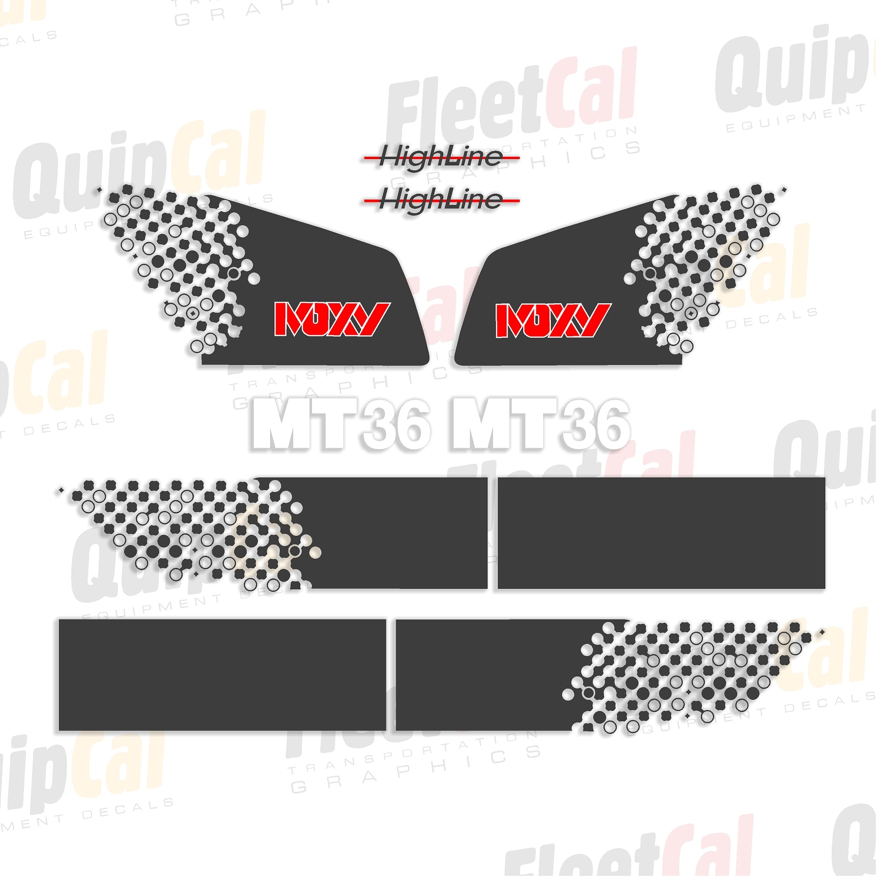 Moxy MT36 Mid 2000s Model Decal Set – Truck and Equipment Decals