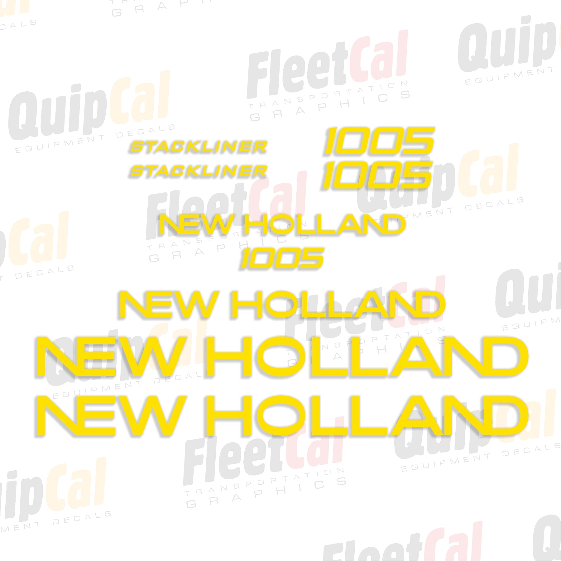 New Holland 1005 Stackliner Bale Wagon Marking Decal Set – Truck and ...