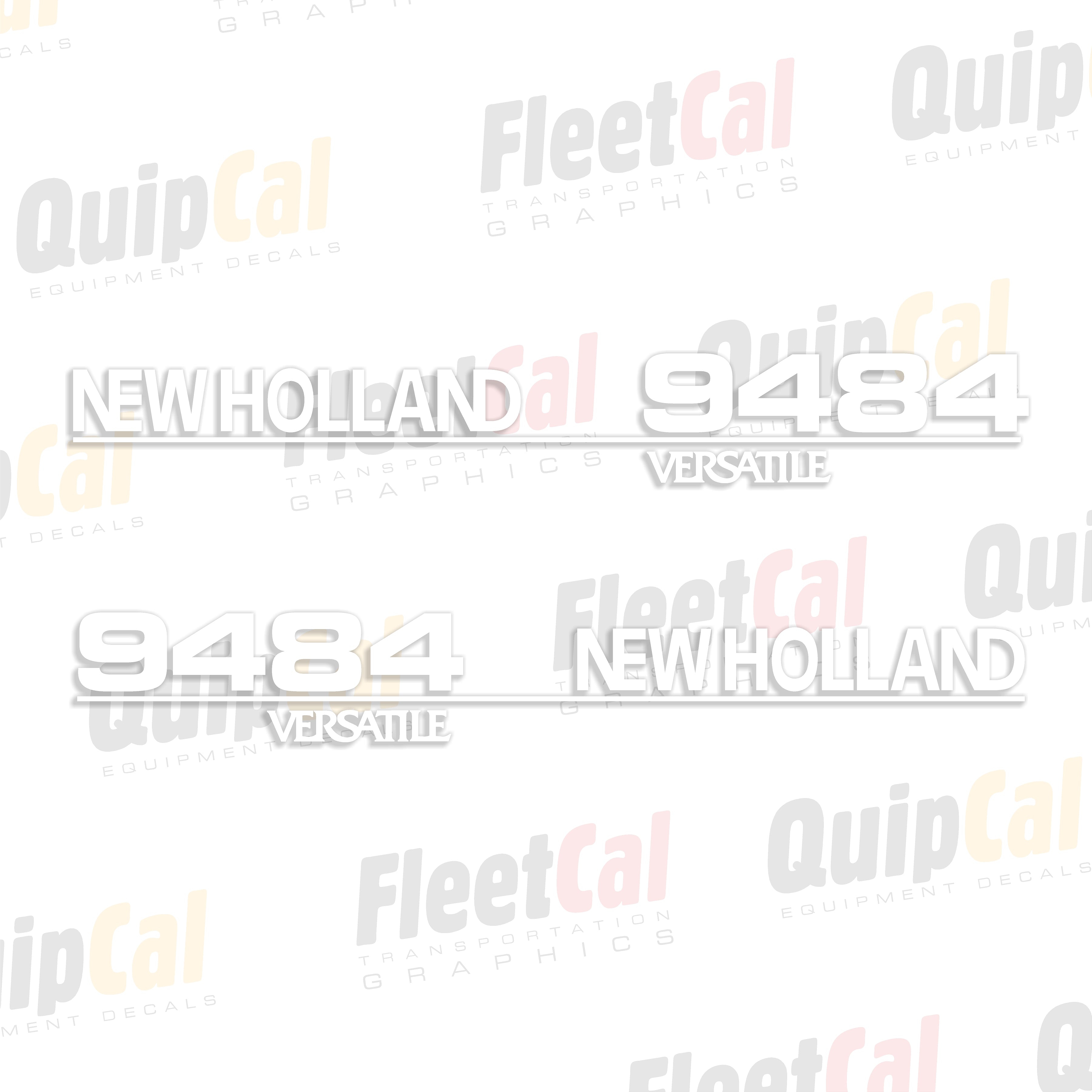 New Holland 9484 - Versatile - Tractor Hood Decal Set – Truck and ...