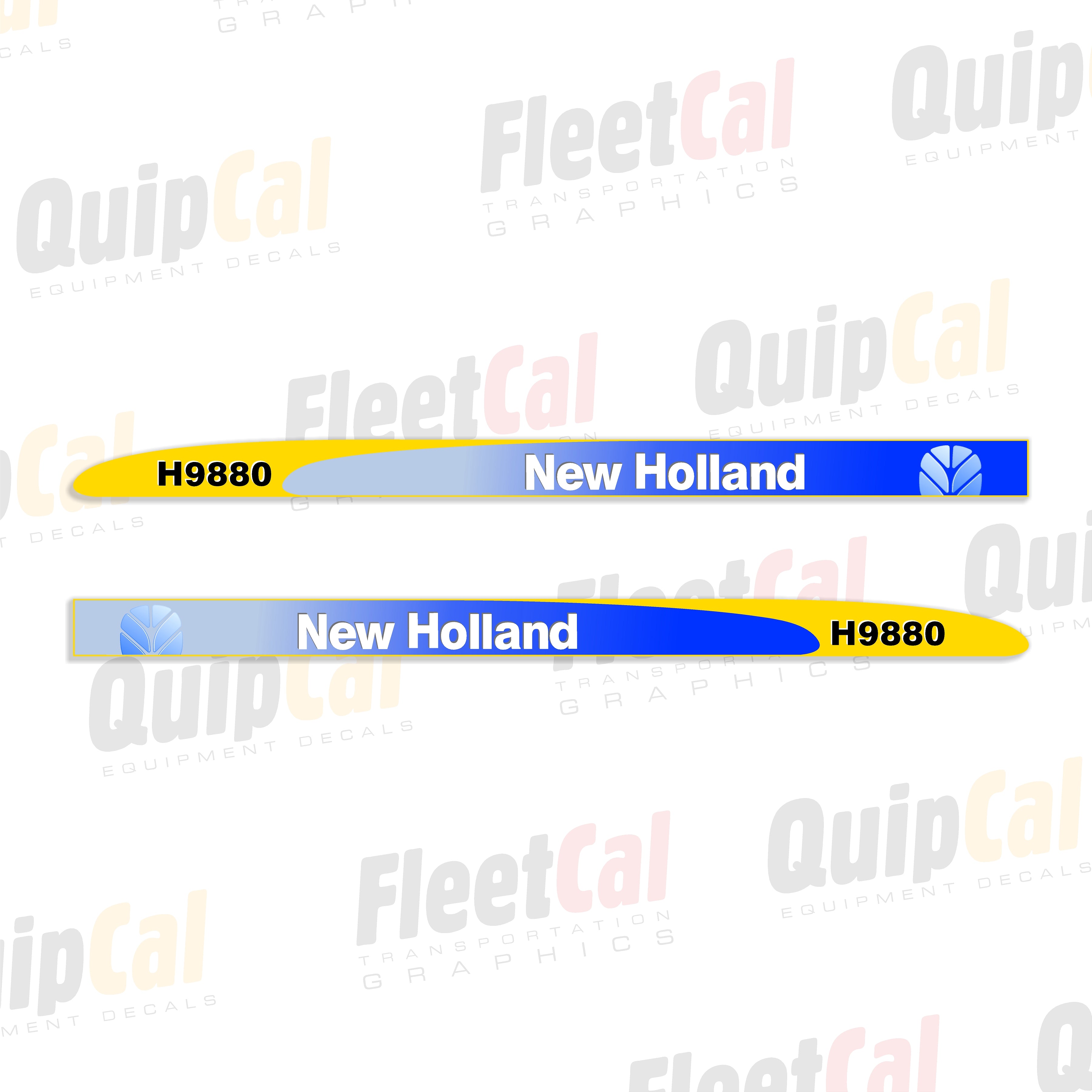 New Holland H9880 Bale Accumulator Decal Set – Truck and Equipment Decals