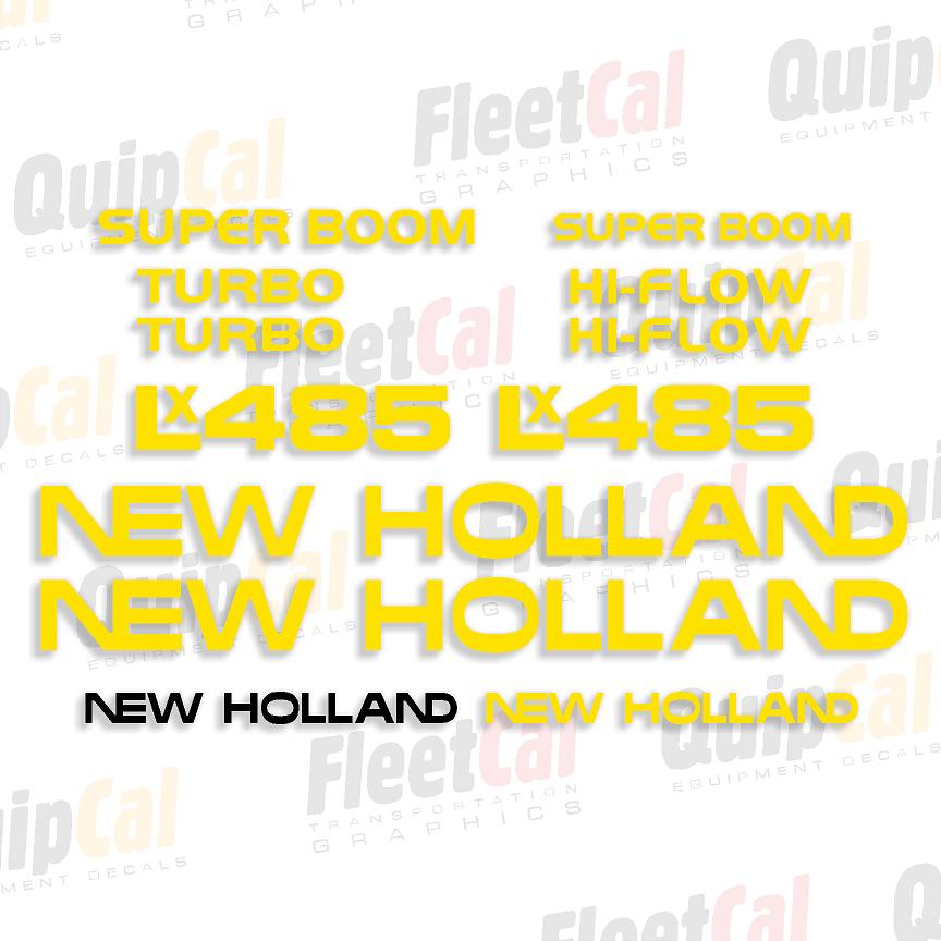 New Holland LX485 Marking Decal Set – Truck and Equipment Decals