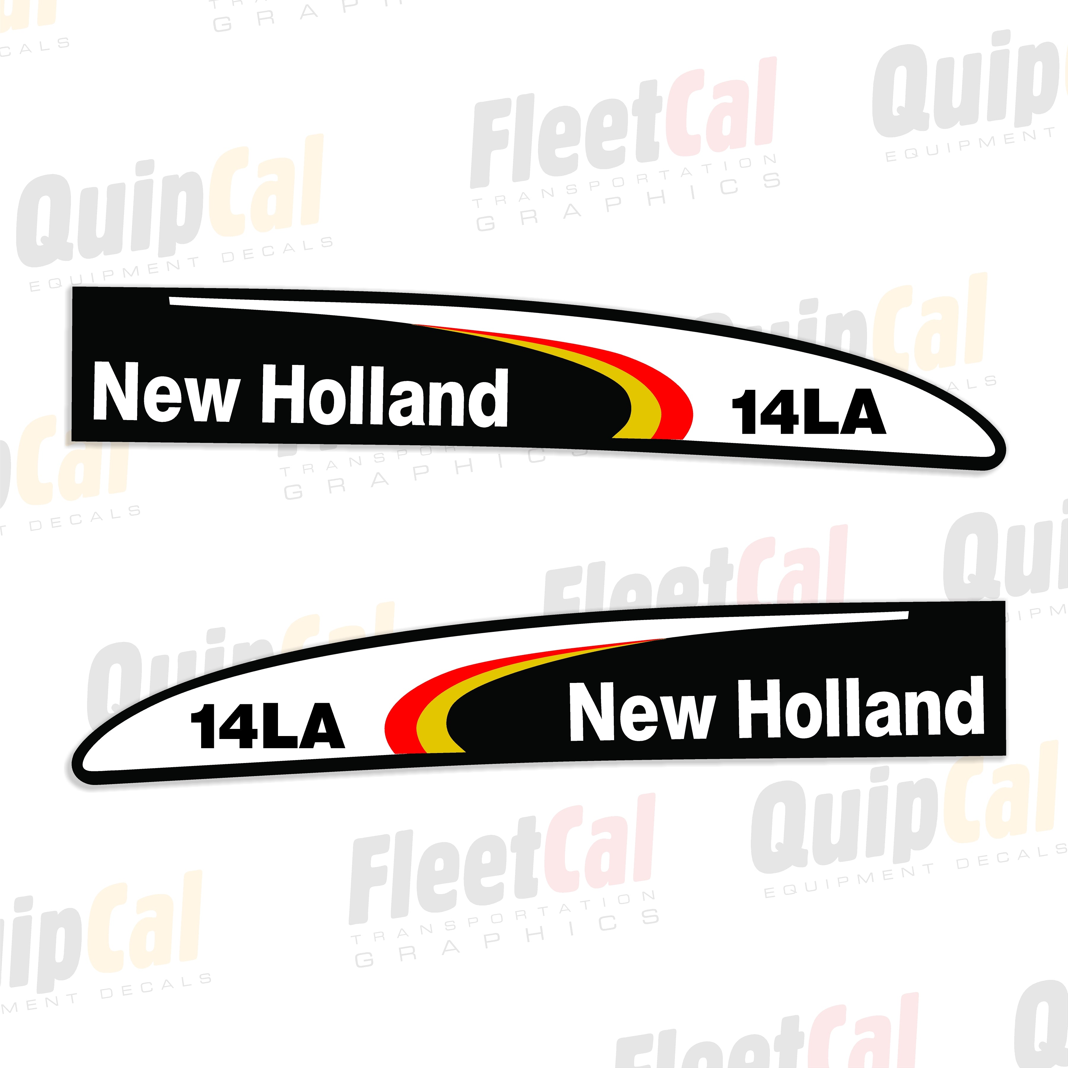 New Holland 14LA Front Loader Marking Decal Set – Truck and Equipment ...